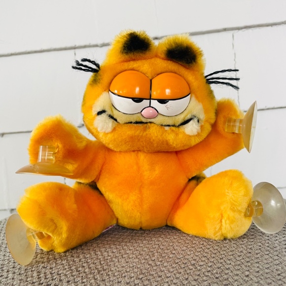 Dakin | Toys | Vintage Garfield Window Cling Plush Attack Cat Dakin 981 ...